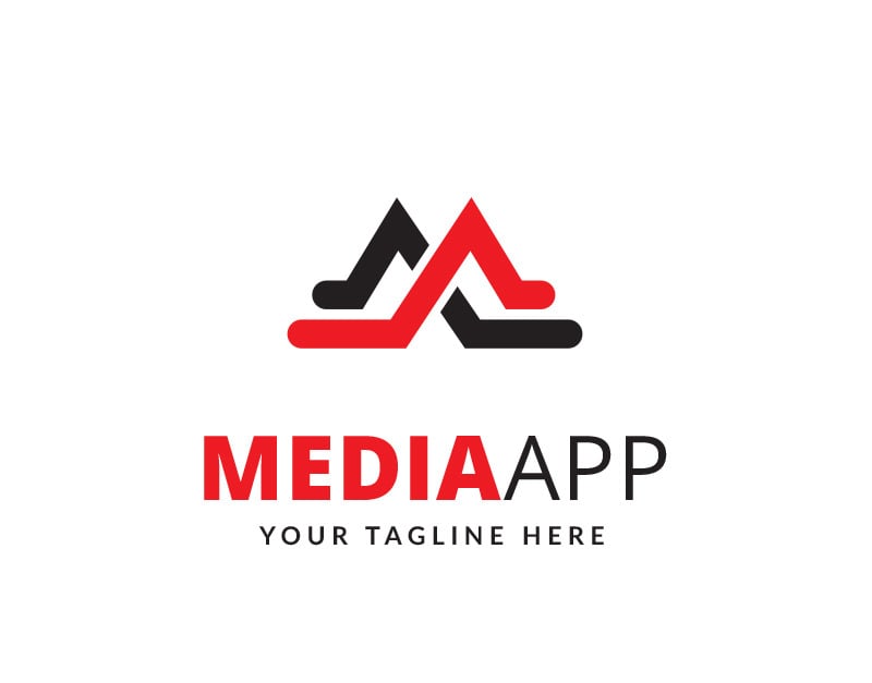Media App Logo Template #68921 - TemplateMonster