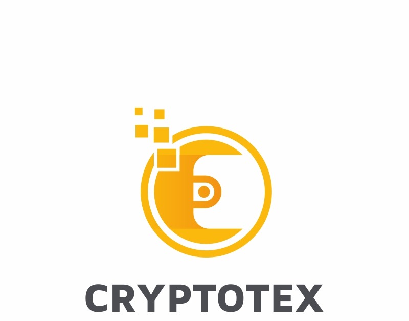 Crypto Wallet Technology Logo Template - TemplateMonster