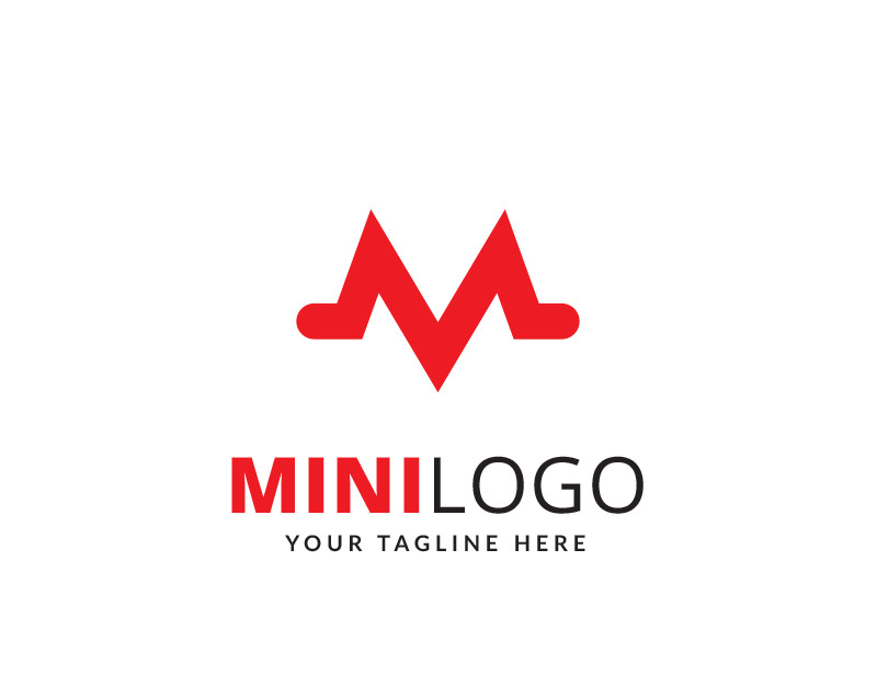 Mini M Letter Logo Template #69032 - TemplateMonster