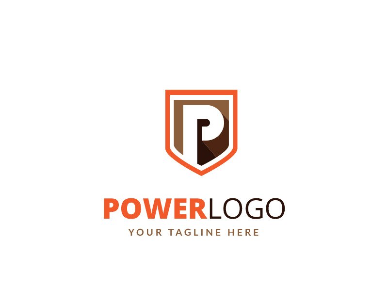 Power P Letter Logo Template #69037 - TemplateMonster
