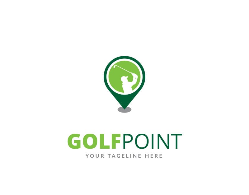 Golf Point Logo Template #69275 - TemplateMonster