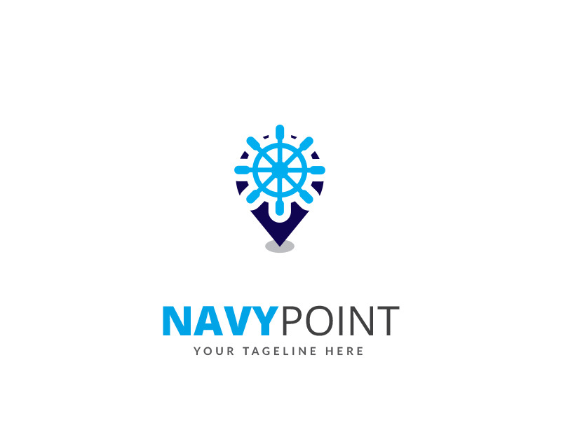 Navy Point Logo Template #69280 - TemplateMonster