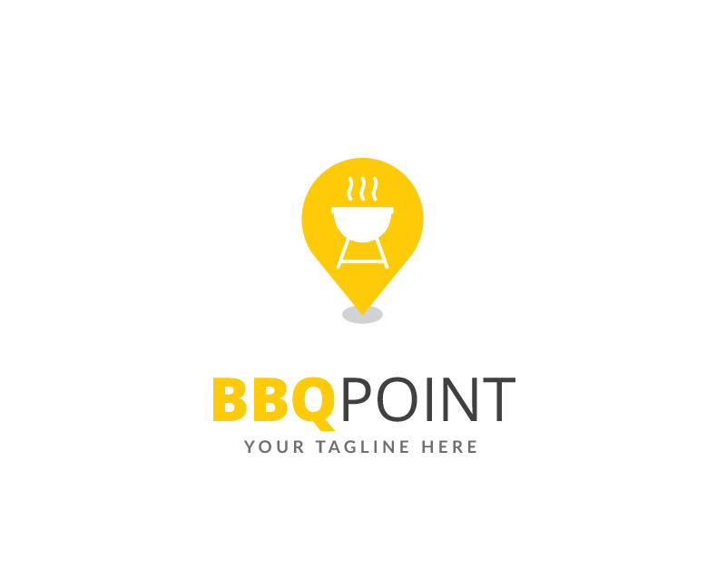 BBQ Point Logo Template #69329 - TemplateMonster