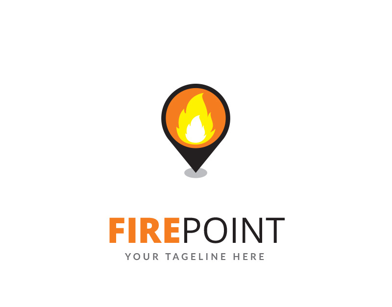 Modèle de logo de point de feu #69334 - TemplateMonster