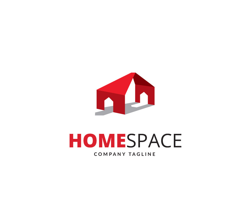 Modèle de logo de l'espace domestique - TemplateMonster