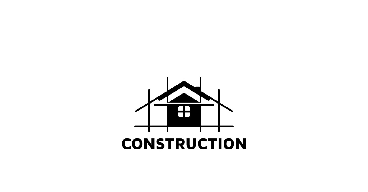 Minimal İnşaat Logo Şablonu #69783 - TemplateMonster