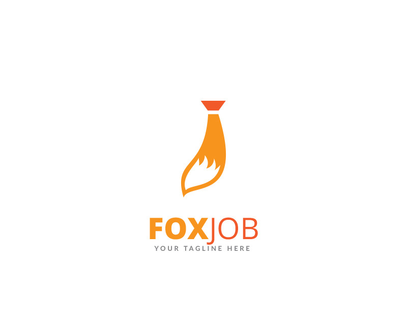 Fox Job Logo Template #69964 - TemplateMonster