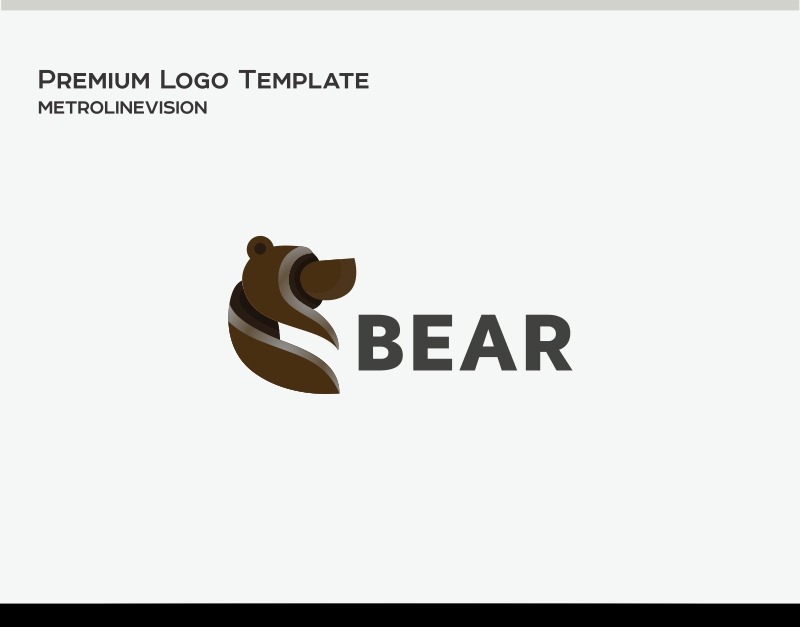 Modèle de logo ours #70086 - TemplateMonster