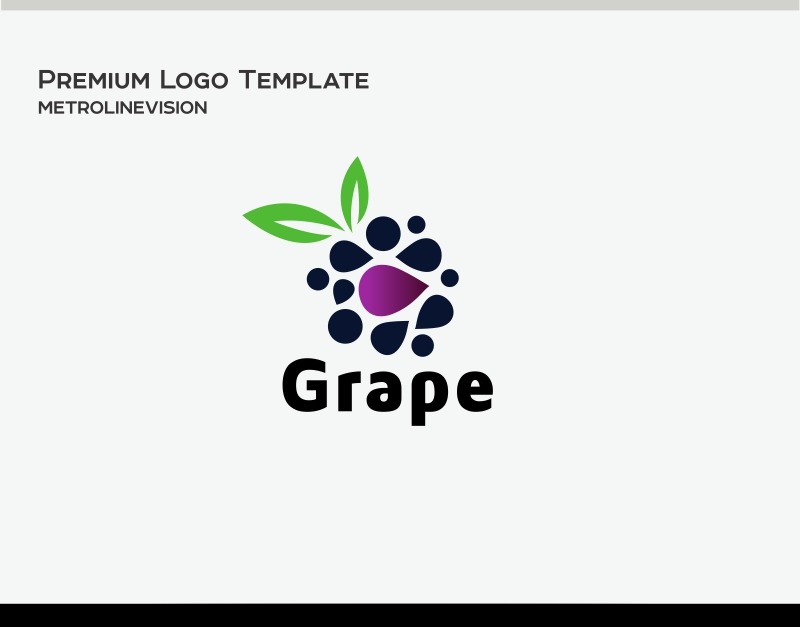 Üzüm Logo Şablonu #70093 - TemplateMonster