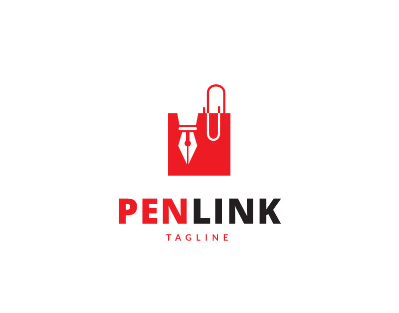 Pen Link Logo Template #70226 - TemplateMonster
