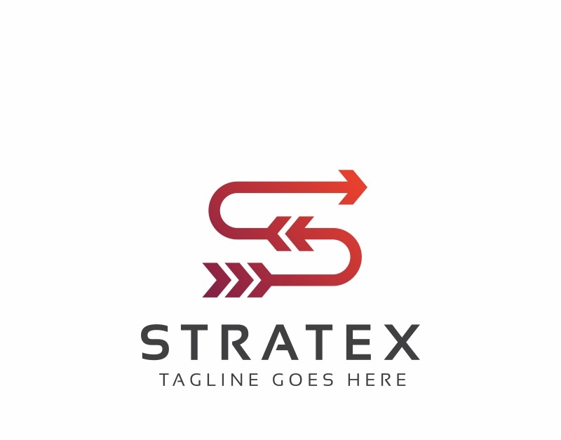 Stratex Logo Template #70395 - TemplateMonster