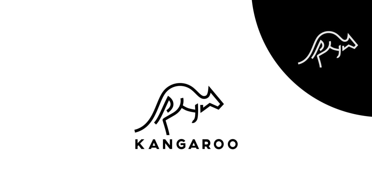 Kanguru Logo Şablonu #70458 - TemplateMonster