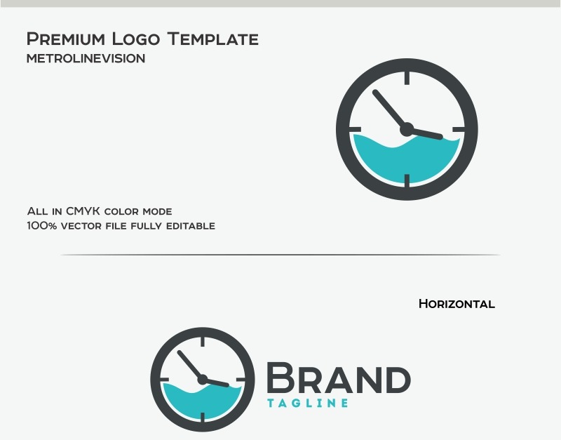 Saat Logo Şablonu #70464 - TemplateMonster