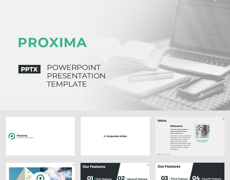 Proxima PowerPoint template #70533 - TemplateMonster