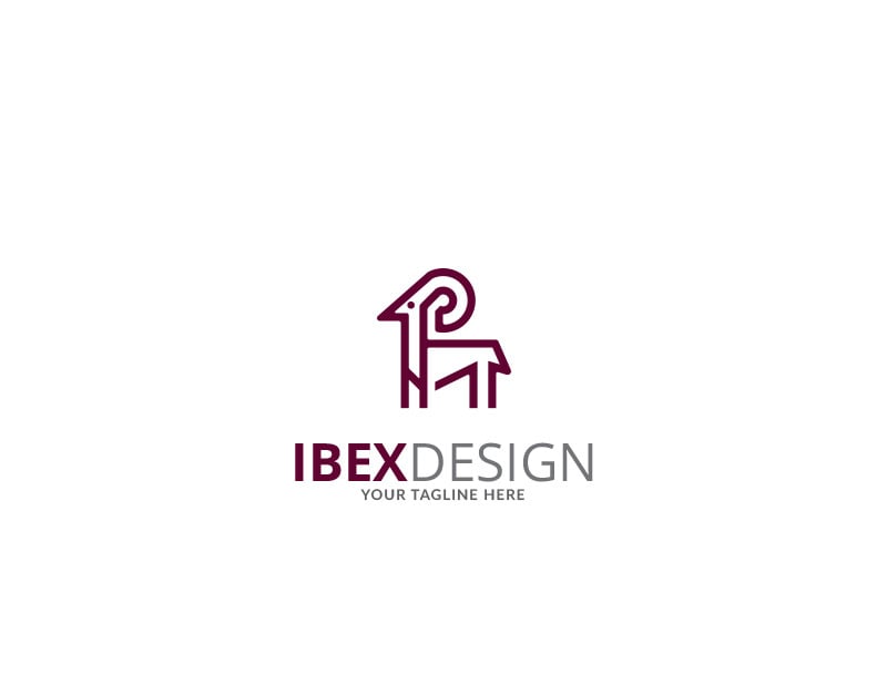 Ibex Design Logo Template #70793 - TemplateMonster