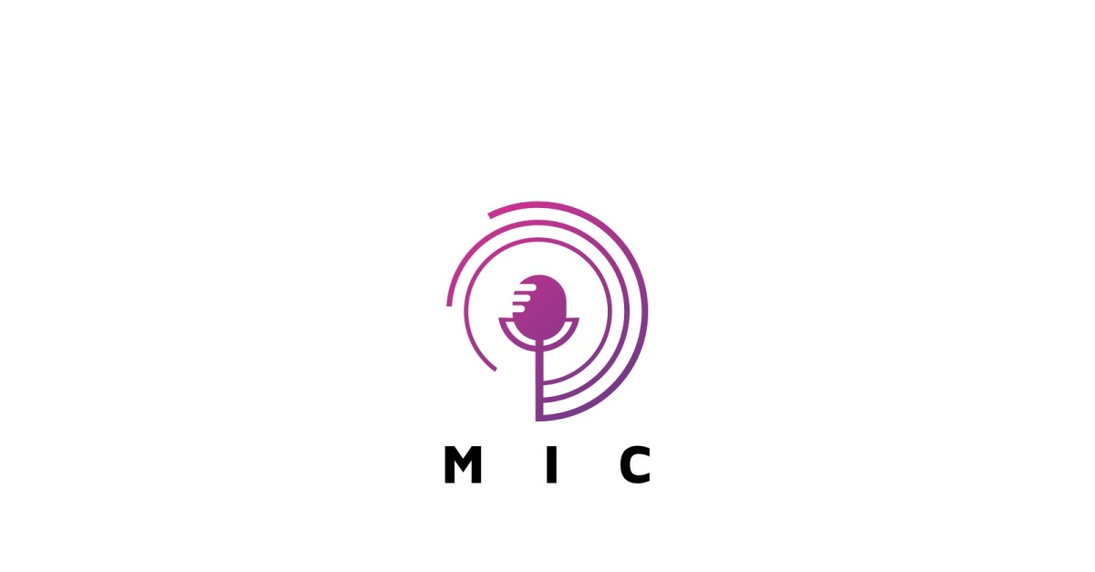 Mic Logo Template #70778 - TemplateMonster