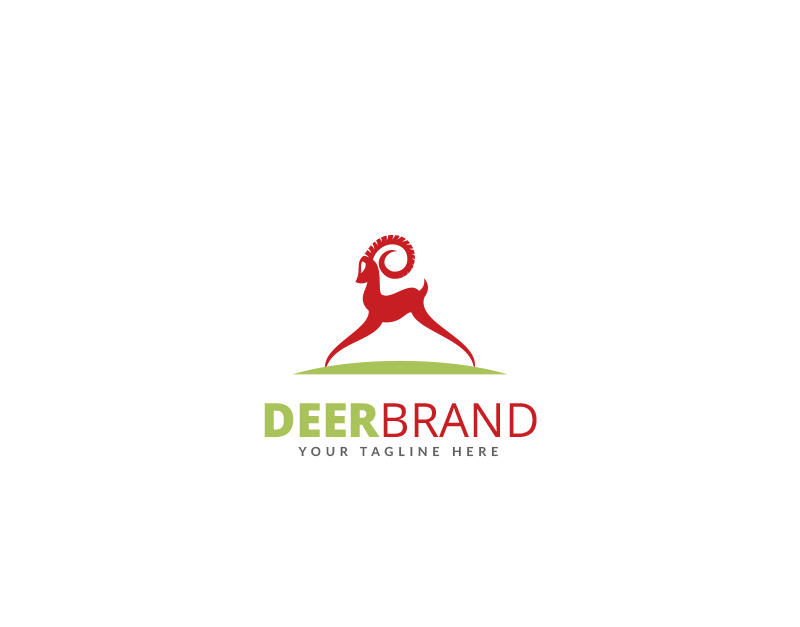 Modèle de logo de marque de cerf #70768 - TemplateMonster