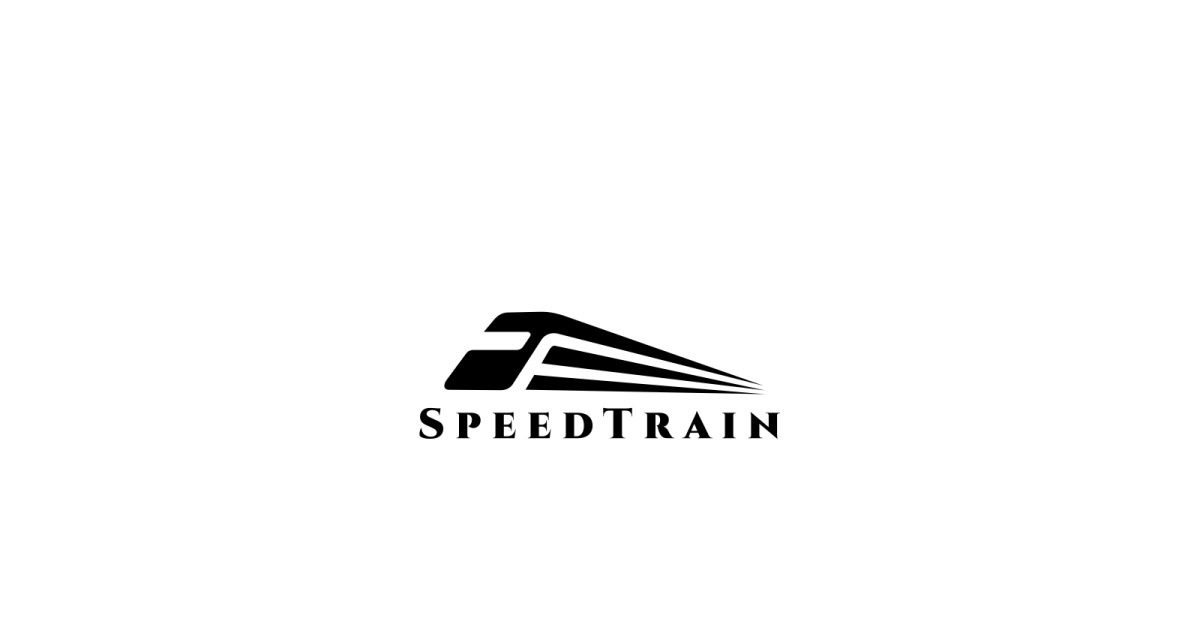 Speed Train Logo Template #70705 - TemplateMonster