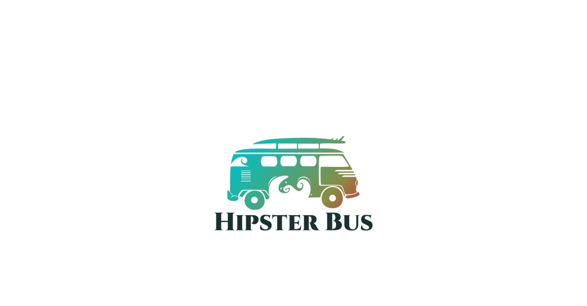 Hipster Bus Logo Template #70873 - TemplateMonster