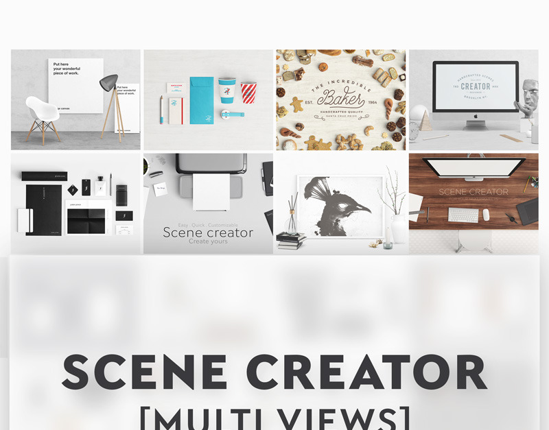 Mockup del prodotto Scene Creator Bundle - TemplateMonster