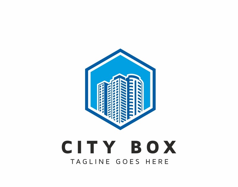 City Box Logo Template #71160 - TemplateMonster