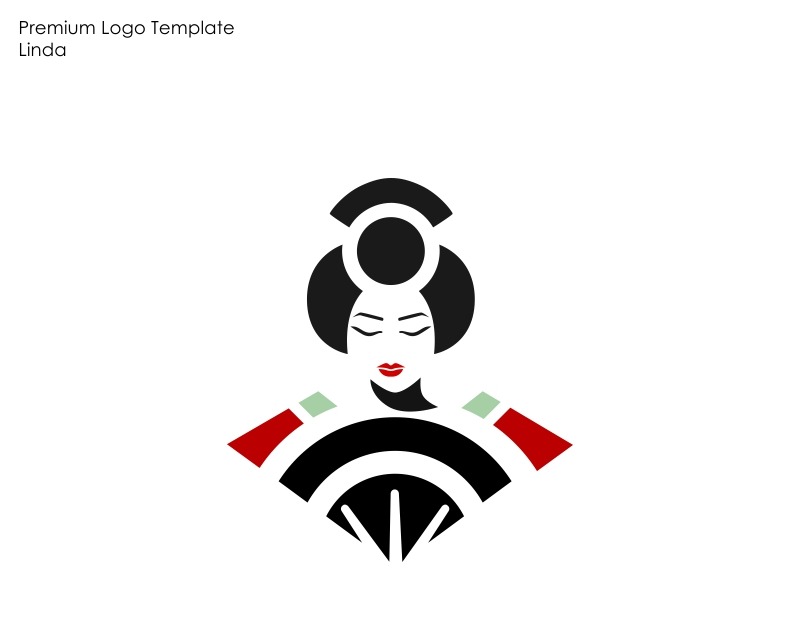 Geisha Logo Template #71280 - TemplateMonster
