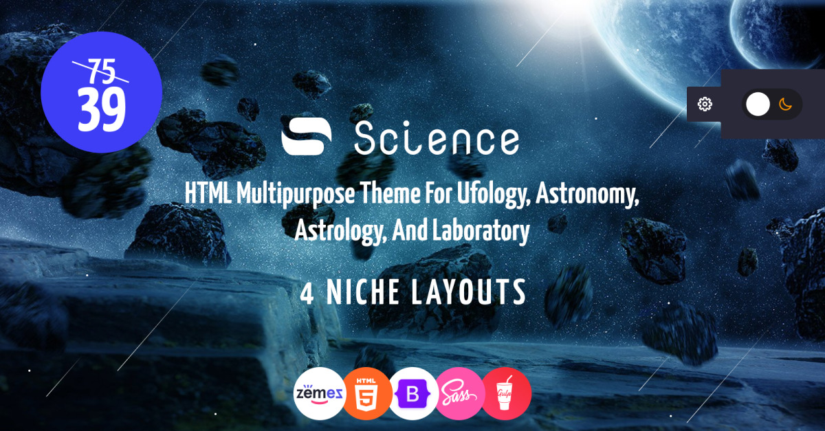 Science - Multipurpose HTML5 Website Template