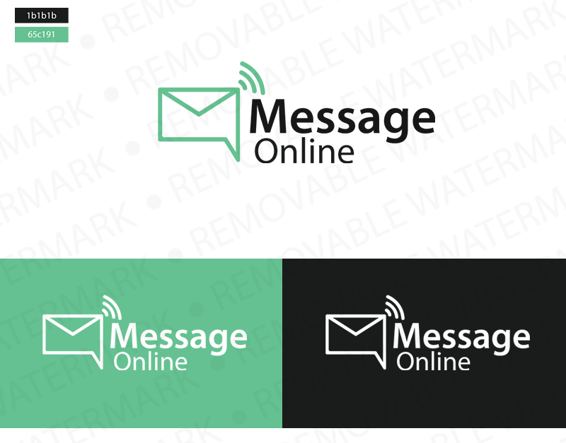 Message Online Logo #71996 - TemplateMonster