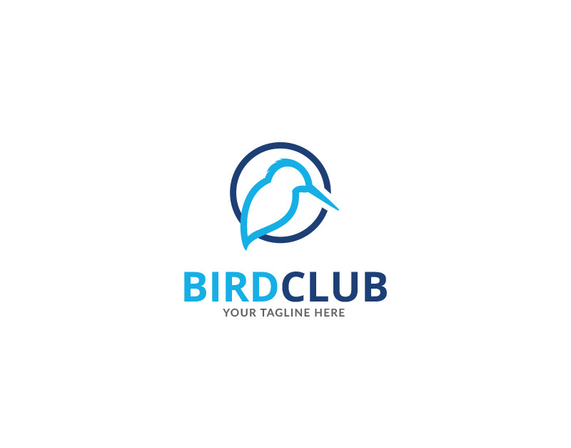 Bird Club Logo Template #72087 - TemplateMonster