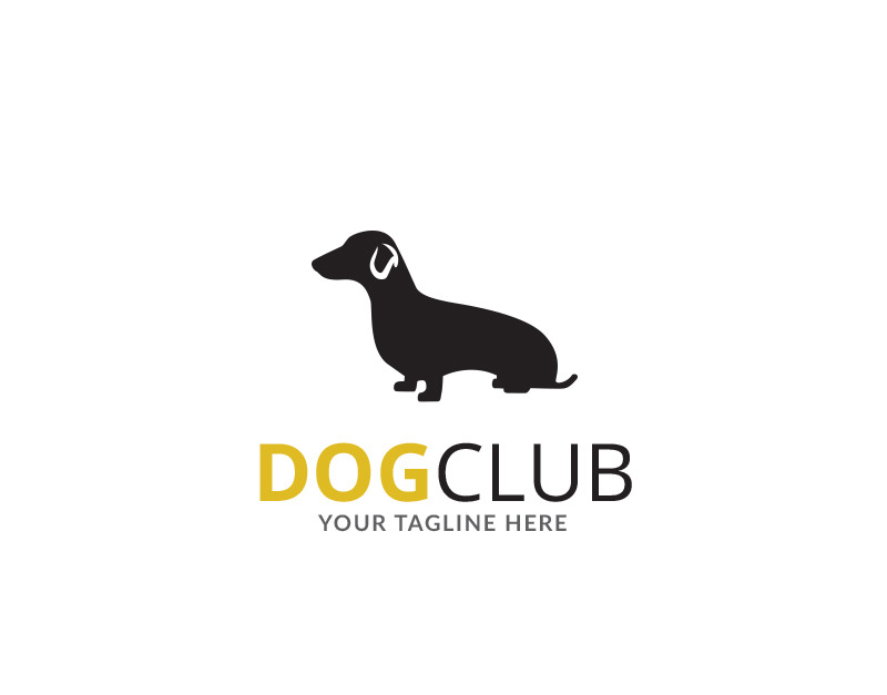 Dog Club Template Logo Template #72080 - TemplateMonster