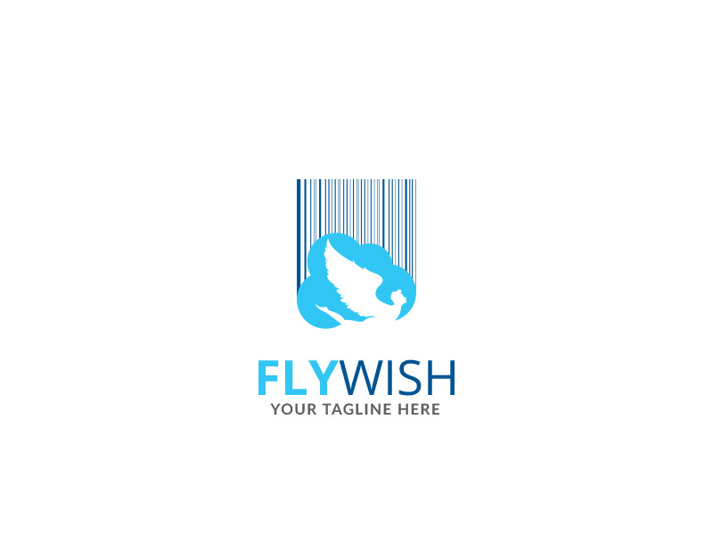 Fly Wish Logo Template #72076 - TemplateMonster