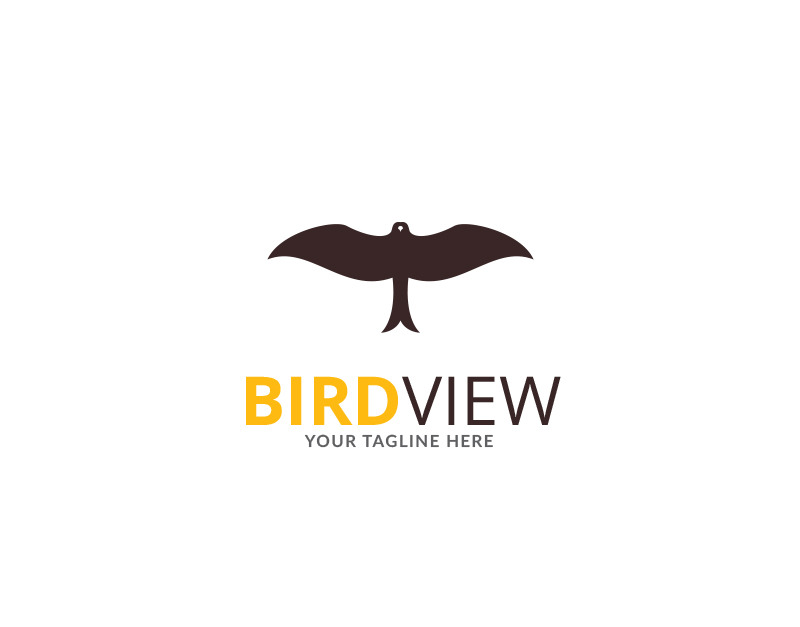 Bird View Logo Template #73323 - TemplateMonster