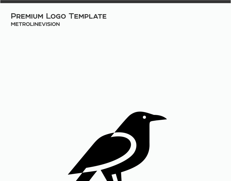 Crow Logo Template #74301 - TemplateMonster