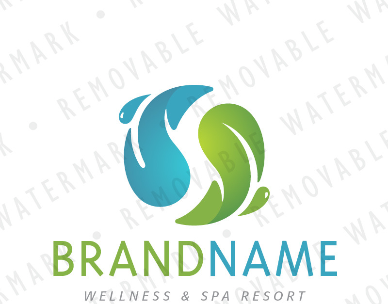 Earth and Water Logo Template #74738 - TemplateMonster