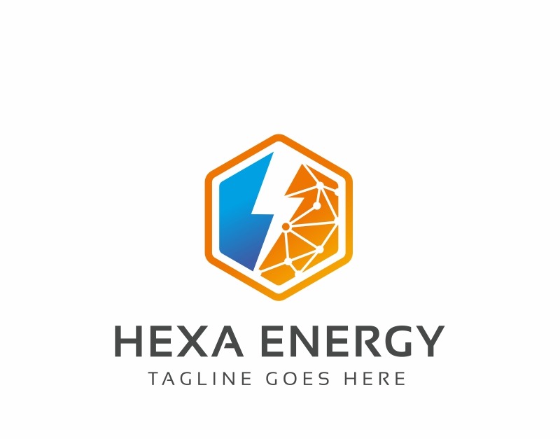Modelo de logotipo da Hexa Energy #74762 - TemplateMonster