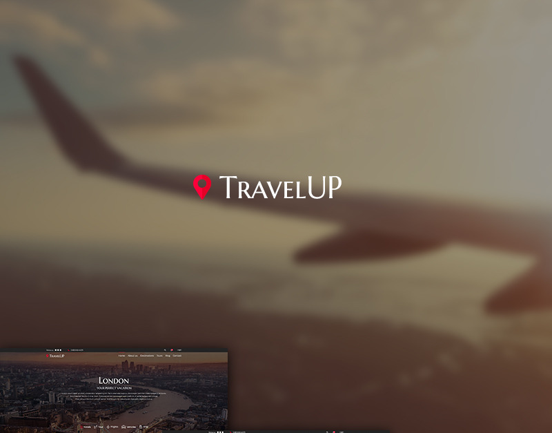Plantilla PSD TravelUP #74723 - TemplateMonster