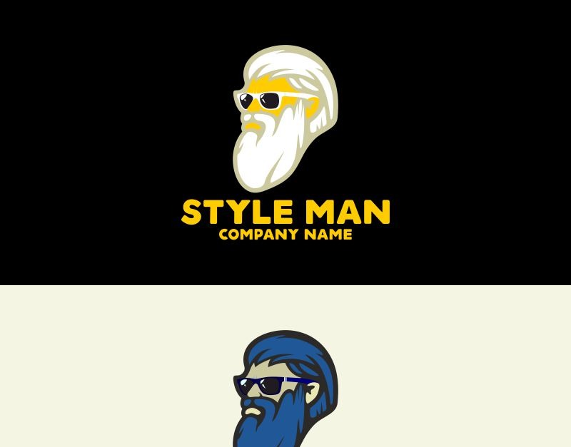 Style Man Logo Template #75042 - TemplateMonster