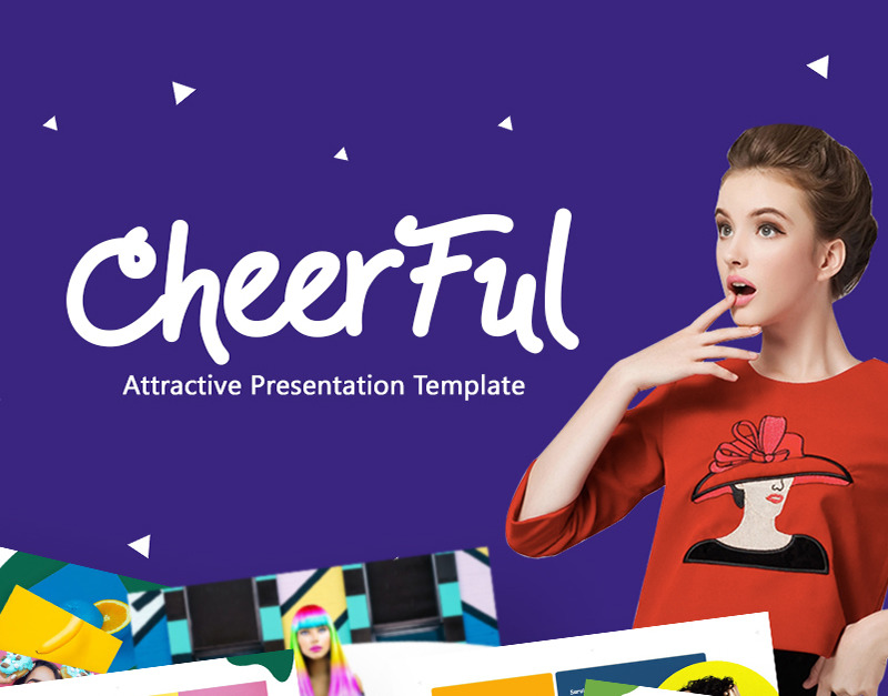 Fröhlich - Attraktive PowerPoint-Vorlage - TemplateMonster