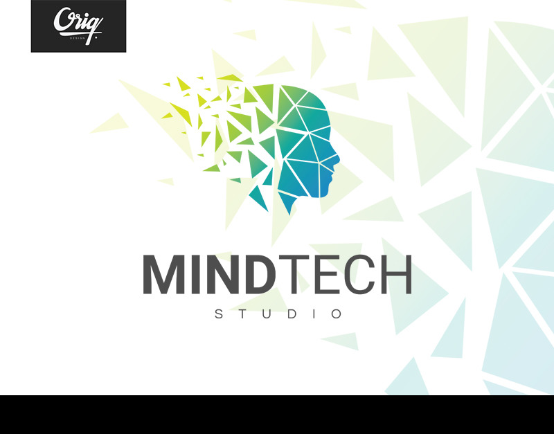Mind Tech Logo Şablonu #75584 - TemplateMonster