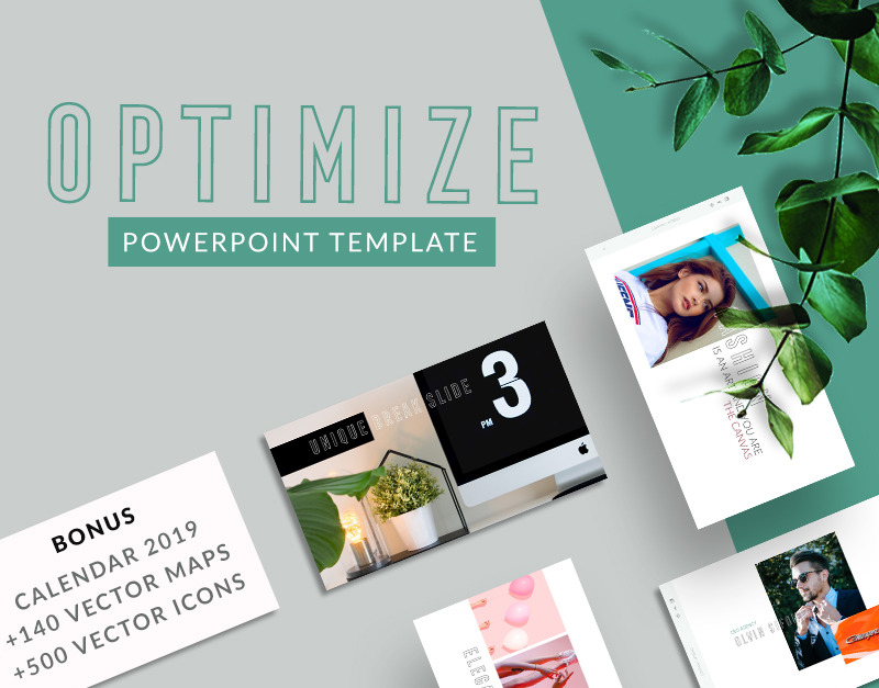 Optimiser le modèle PowerPoint #75524 - TemplateMonster