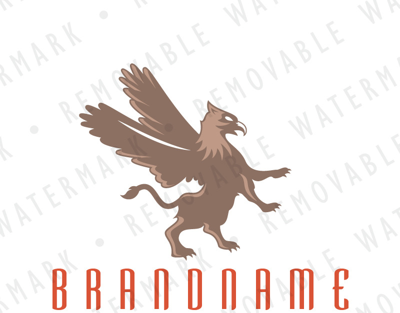 Griffin Guardian Logo Template #76156 - TemplateMonster