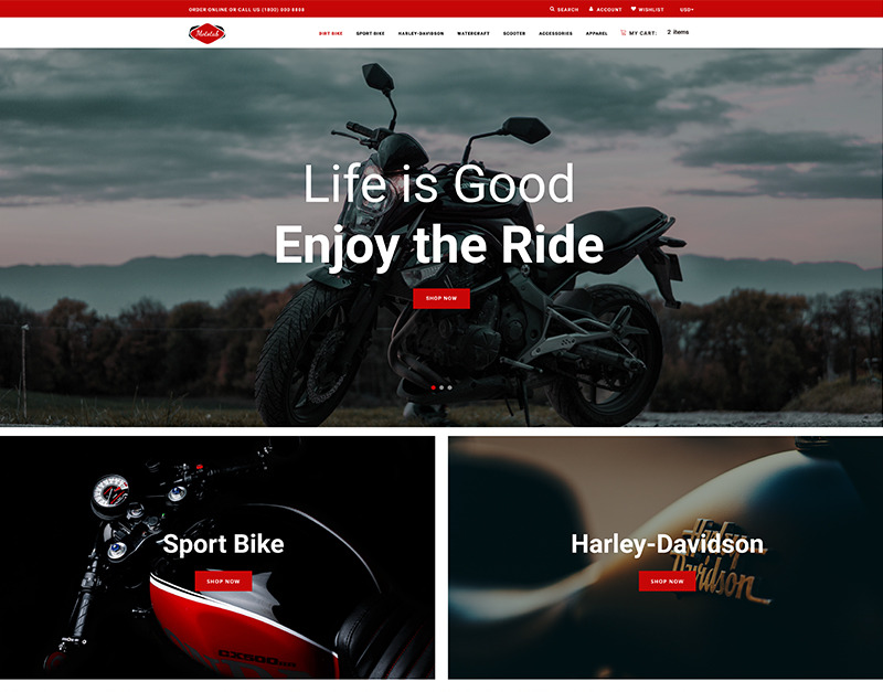 Mototab - Cars & Motorcycle Modern Shopify Theme