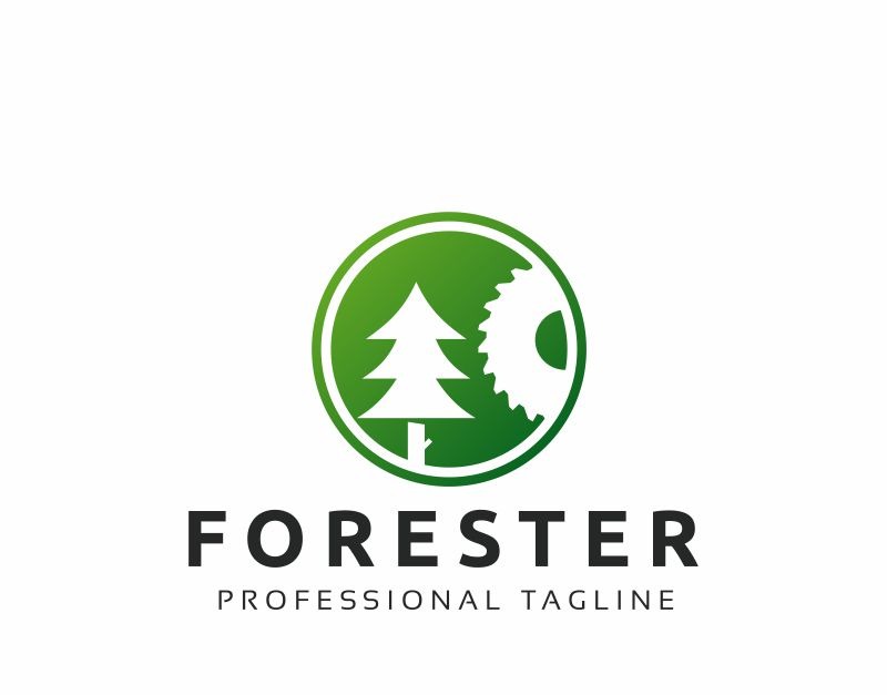 Modelo de logotipo da Forester #76400 - TemplateMonster