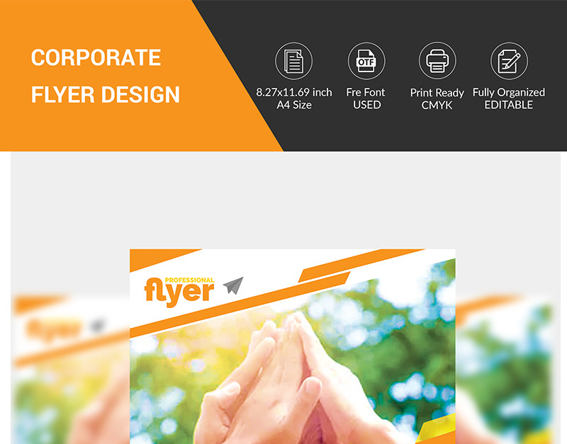Bright Flyer Design - Corporate Identity Template