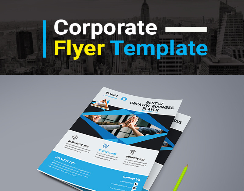 Conference Promotion Flyer Design - Corporate Identity Template