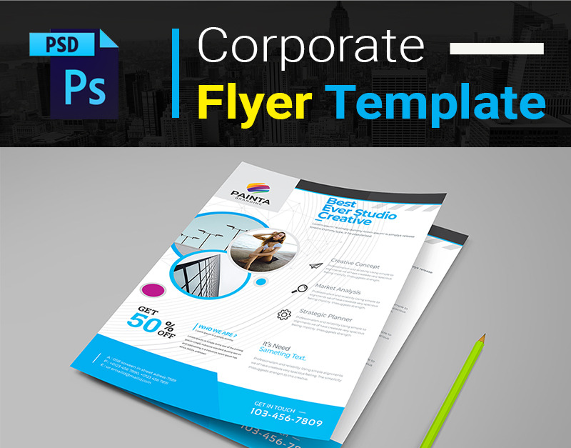 Best Ever Studio Creative Flyer - Corporate Identity Template