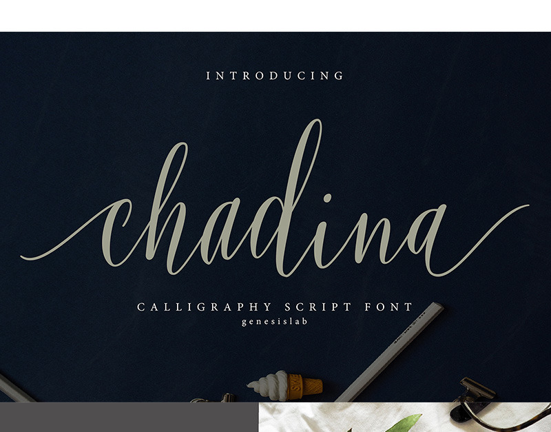 Chadina Cursive Police #77206 - TemplateMonster