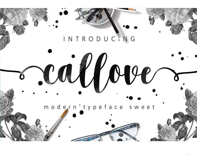 Police Cursive Callove #77202 - TemplateMonster