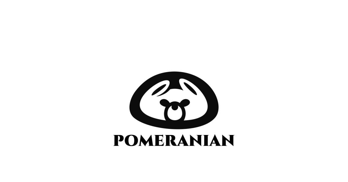 Pomeranian Dog Spitz Logo Template #77300 - TemplateMonster