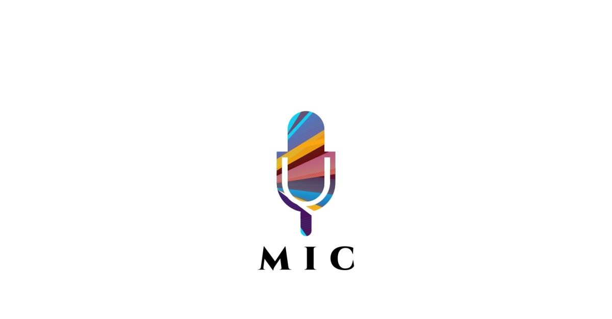 Microphone Logo Template #77669 - TemplateMonster